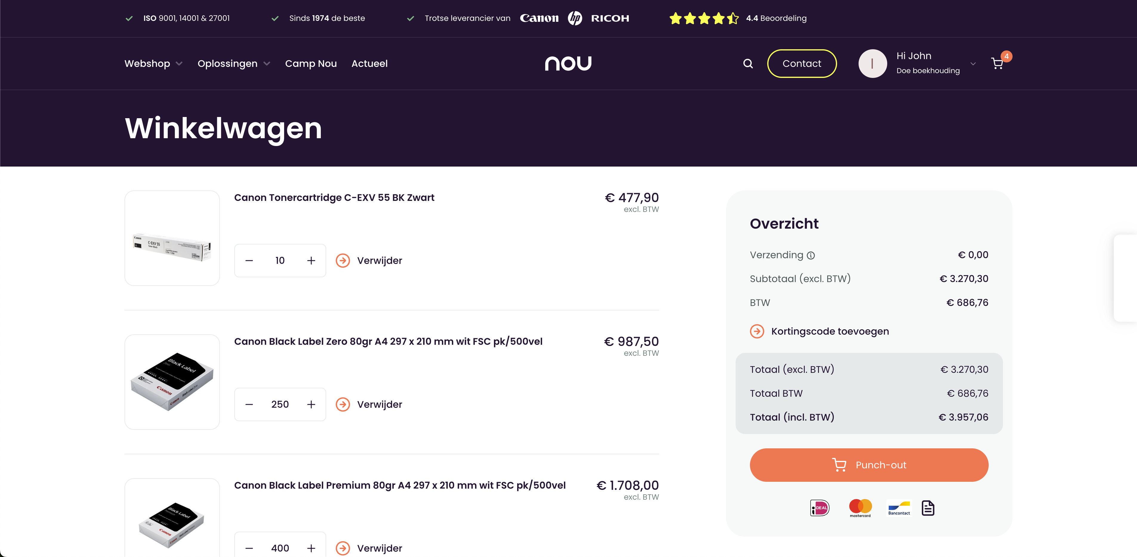 Efficiëntie en controle met OCI-koppeling | Zakelijke inkoopprocessen
